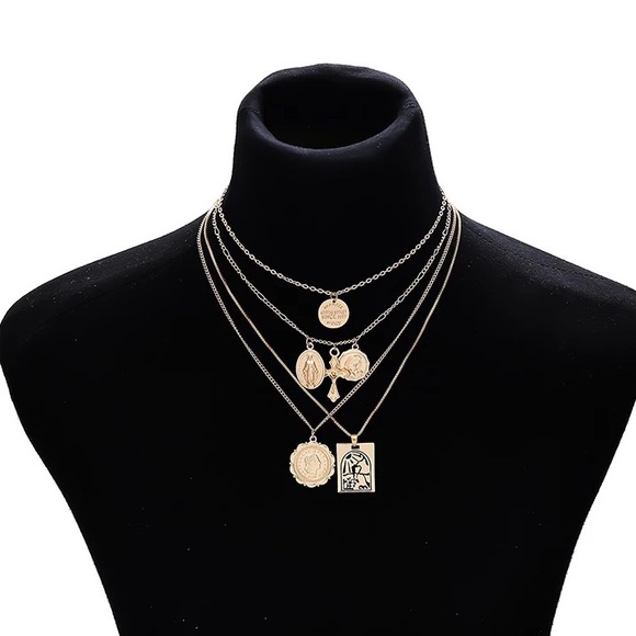 Jewelry | Multi Chain Coin Necklace | Poshmark